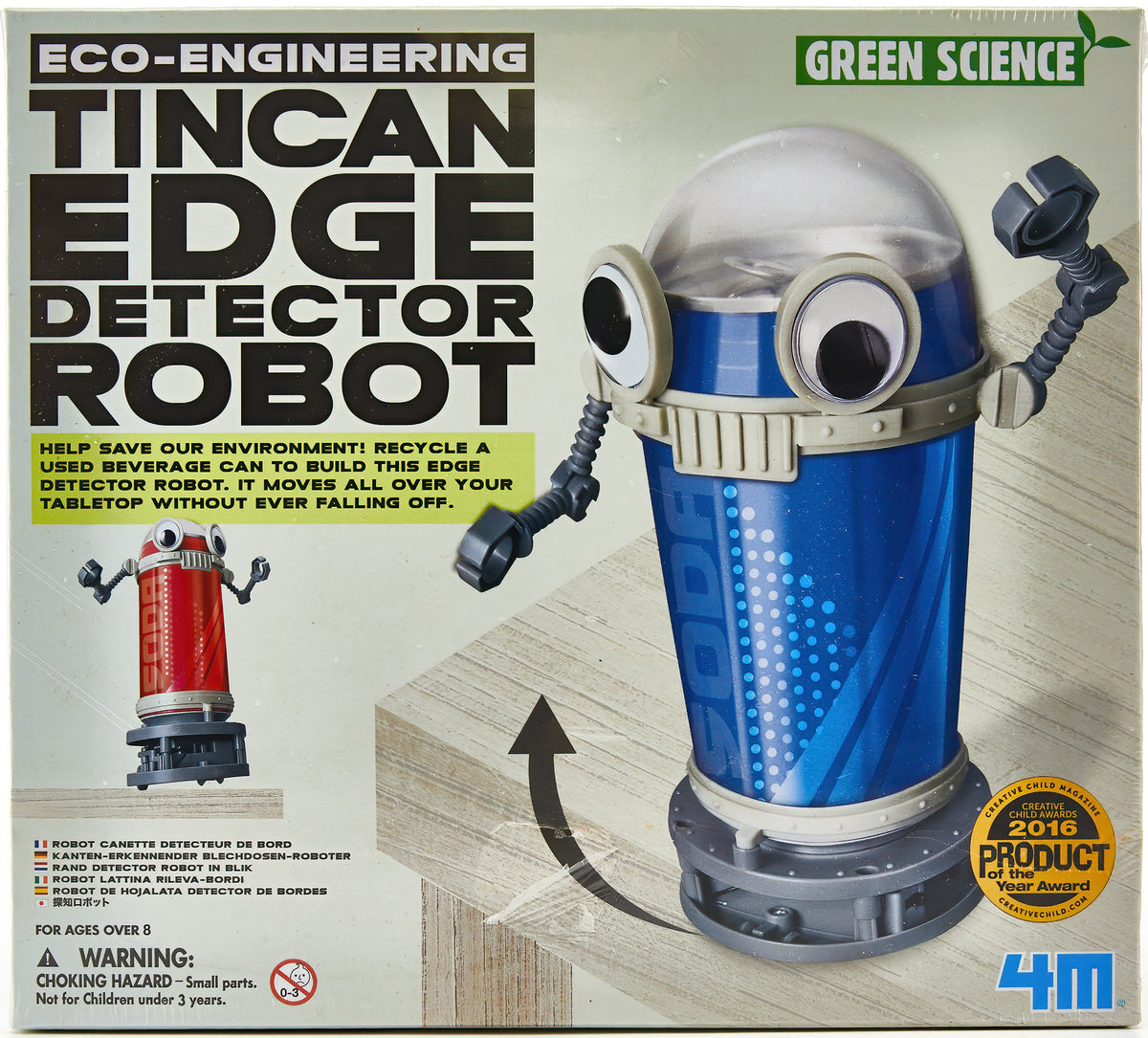 Tin Can Edge Detector Robot – The Met Shop